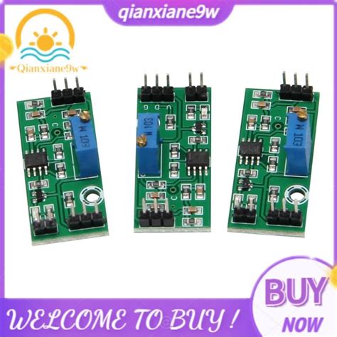 3pcs Lm393 35 24v Voltage Comparator Module With Led Indicator High