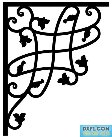 Corners Free Dxf Files Free Cad Software Free Stencils Door Design Images Free Cad Software