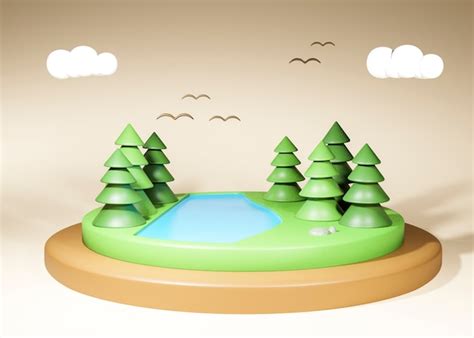 Free Photo 3d Rendering Of Ecosystem