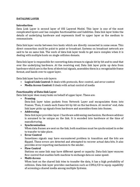 L6 Cn Data Link Layer Pdf Error Detection And Correction