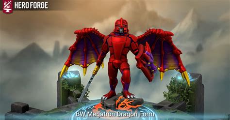 Bw Megatron Dragon Form Made With Hero Forge