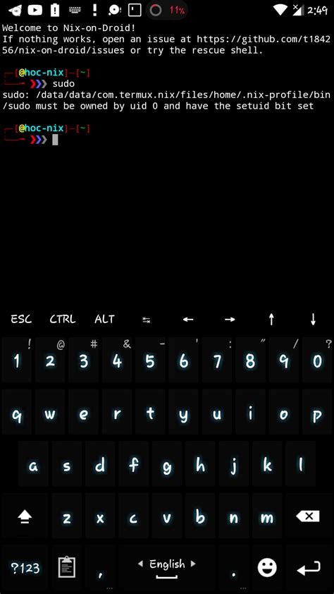 Sudo · Issue 113 · Nix Communitynix On Droid · Github