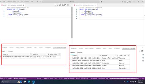 Vscode Mssql How To Have 2 Side By Side Panes For 2 Tabs In Visual Code Stack Overflow
