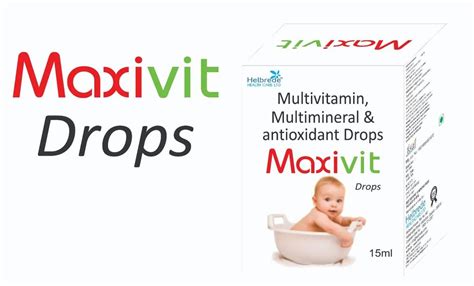 Maxivit Drops 15 Ml At ₹ 60 Bottle Multivitamin Drops In Panchkula Id 2854552859948
