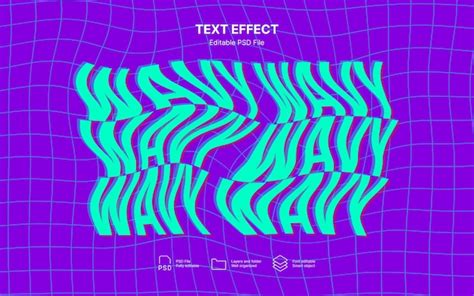 Premium Psd Curved Text Effect