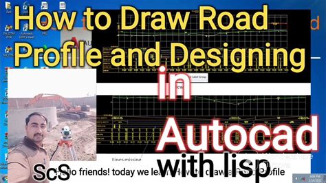 How To Draw Road Profile And Designingprofile And Designing In Autocad