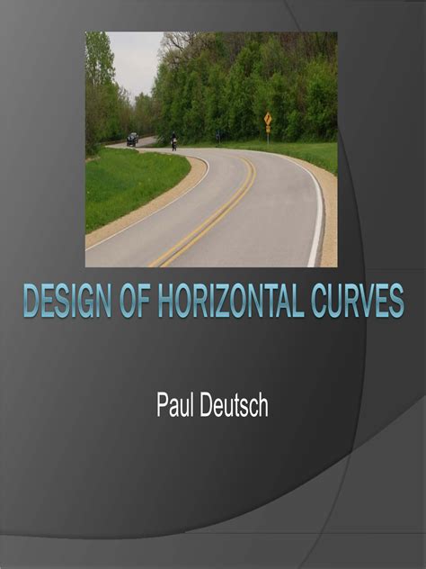 Design Of Horizontal Curves DocsLib