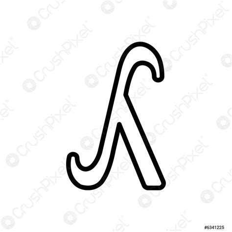 Lambda Stock Vector 6341225 Crushpixel