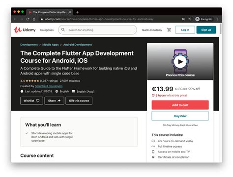 Udemy Discount Issue Dwyl Learn Flutter GitHub