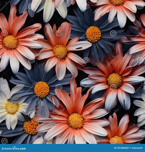 Flowers Seamless Texture Stock Illustration Illustration Of Branch 291480407