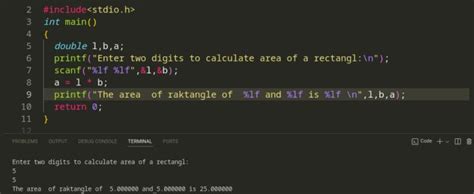 How To Calculate Area Of A Rectangle In C Programming Saif Ul Haq