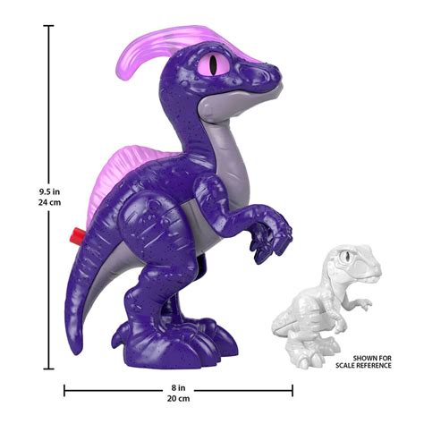 Imaginext Jurassic World Deluxe Parasaurolophus Xl Dinosaur