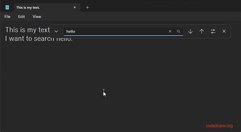 How To Search In Notepad Application On Windows Code2care