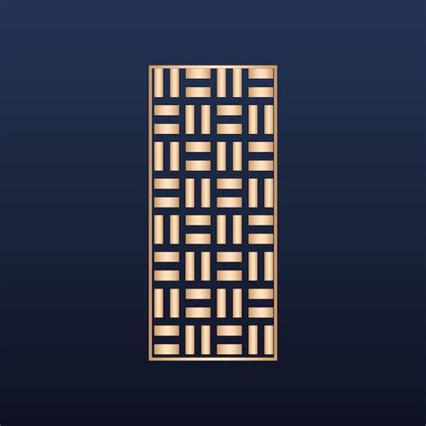 Premium Vector Laser Cut Islamic Pattern Laser Cut Decorative Panel Set With Lace Pattern