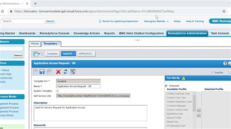 how to query bmc helix remedyforce templates from the salesforce developer console youtube