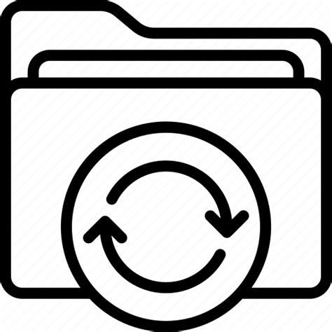 Sync Folder Files Computing Synchronise Icon Download On Iconfinder