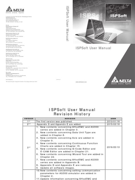 Delta Ia Plc Ispsoft Um En 20200630 Pdf Subroutine Programmable