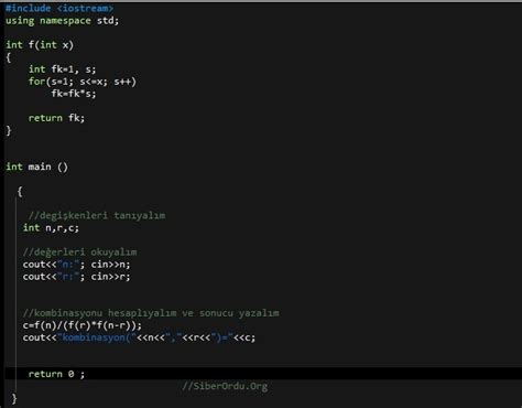 C Sık Kullanılan Algoritmalar Ve İşlemler Cod3xin Dünyası