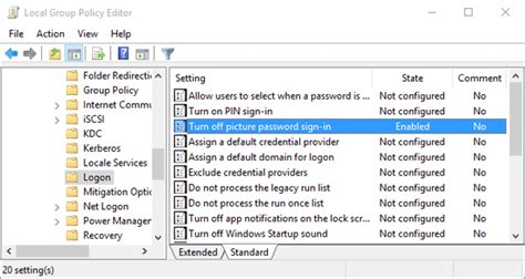 2 Options To Disable Picture Password Sign In In Windows 10 8 Password Recovery