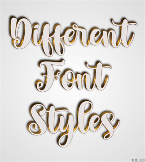 different font styles text effect and logo design font