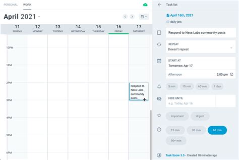 From Jot Task To Scheduled Event On Calendar Amplenote