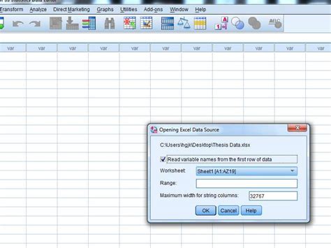 Medical Thesis And Research Importing Your Excel Data On SPSS Medchrome