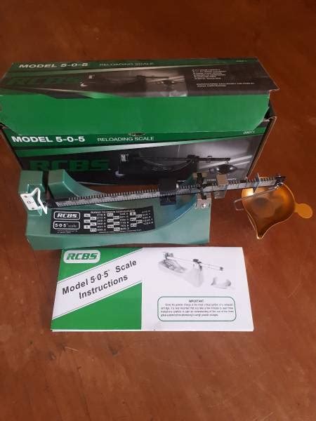 Rcbs 505 Scale Scale In Box Very Good Condition