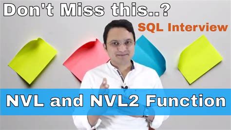 P10 Difference Between Nvl And Nvl2 In Oracle Sql Database Interview Question Youtube