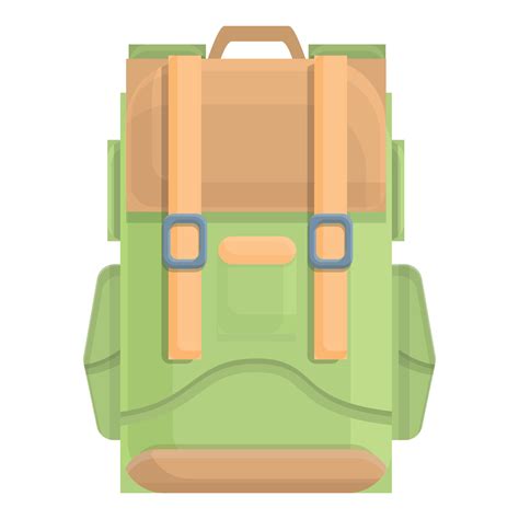 Camping Backpack Icon Cartoon Style 14388141 Vector Art At Vecteezy