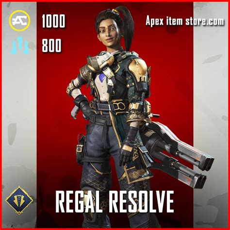 Regal Resolve Rampart Skin In Apex Legends
