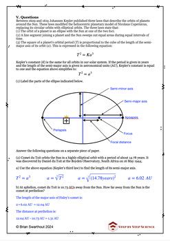PhET Simulation Online Lab Kepler S Laws By Step By Step Science