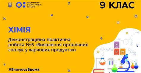 Практична робота №5 Виявлення органічних речовин у продуктах харчування Конспект Хімія