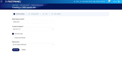 Cara Install WordPress Di FastPanel Rumahweb