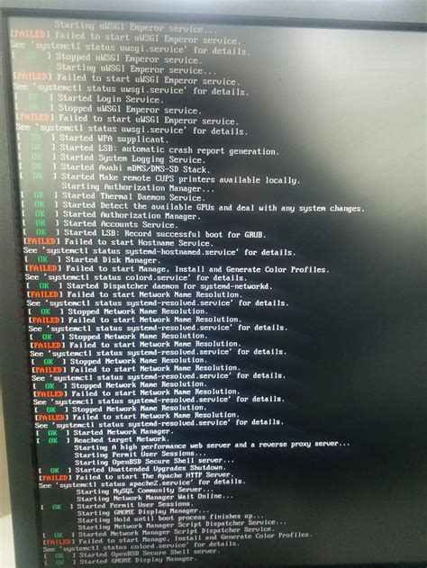 18 04 Ubuntu Failed To Start Servers While Turning On The Machine Ask Ubuntu
