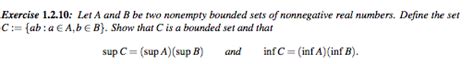 solved let a and b be two nonempty bounded sets of
