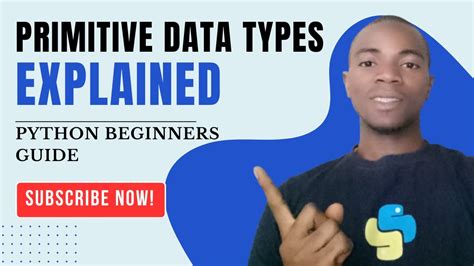 Python Primitive Data Types Explained Int Float String Boolean And More Youtube