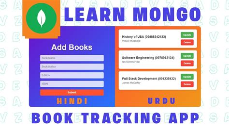 Learn Mongo Db With A Book Tracking App Project Crud Operations Beginner Friendly Youtube