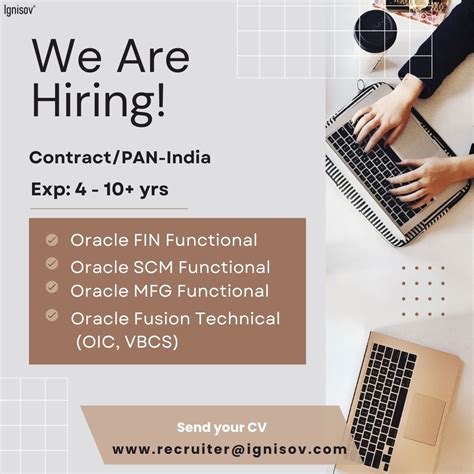 Ignisov Consulting Services On Linkedin Wearehiring Oraclejobs Oraclefusion Oraclefin