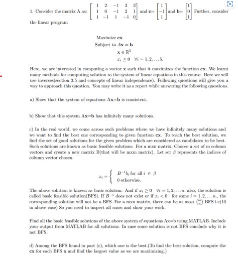 Solved Please Only Use Matlab R2022a Using The Programming
