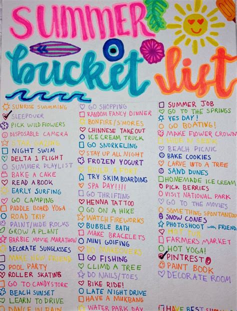 Top 10 Ways To Make Your Summer Unforgettable Artofit
