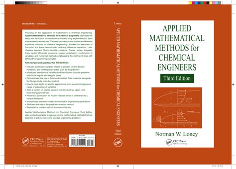 Applied Mathematical Methods For Chemical Engineers Third Edition