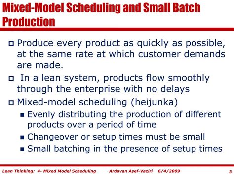 Ppt Building Lean Systems Mixed Model Scheduling Powerpoint Presentation Id 2354807