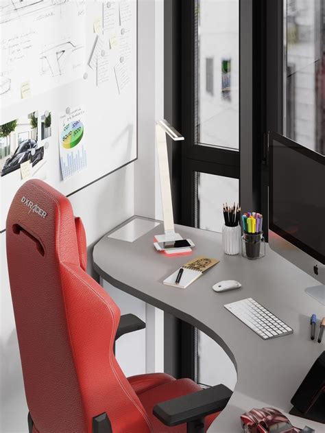 Дизайн рабочего кабинета и балкона в современном стиле Дизайн квартиры Дизайн Дизайн балкона