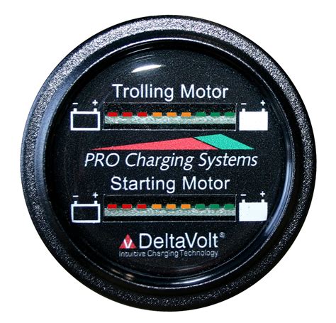 Dual Pro Dual Marine Battery Fuel Gauge For 36V Trolling 12V Cranking System Battery Mart