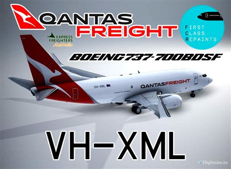Pmdg 737 700bdsf Express Freighters Qantas Freight Vh Xml For