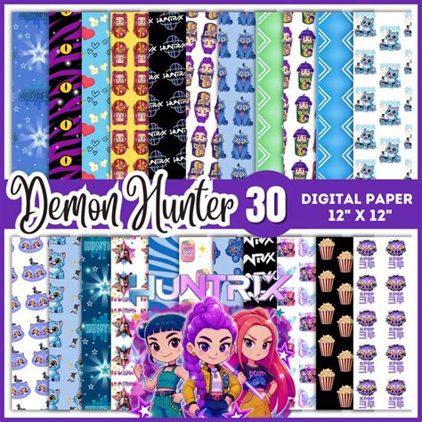 Kpop Demon Hunters Huntrix Wallpaper Etsy