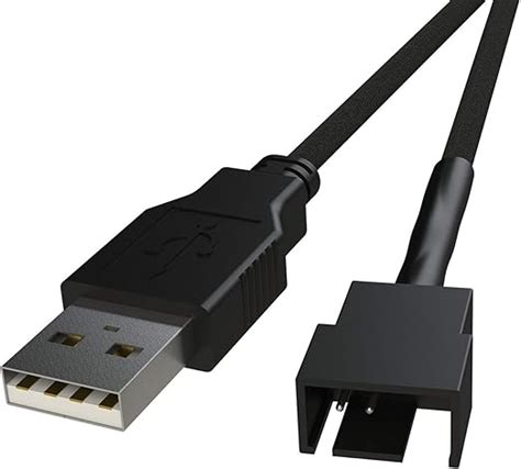 Amazon Linkup Usb To 3／4 ピン Pwm 5v Sleevedファン電源ケーブルアダプター Usb 2 0／3 0／3 1 Linkup Usbケーブル 通販
