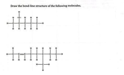 Solved Draw The Bond Line Structure Of The Following Chegg Com