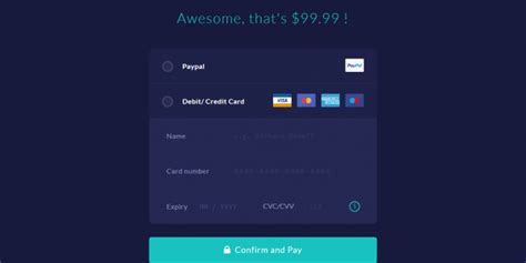 CSS Checkout Forms WebArtDeveloper