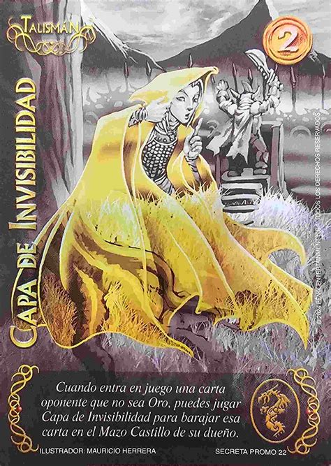 capa de invisibilidad secreta mesa redonda tcg